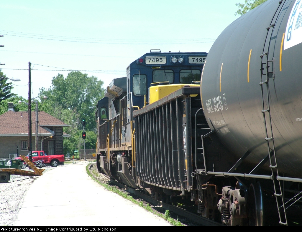 CSX Ethanol train at Fostoria